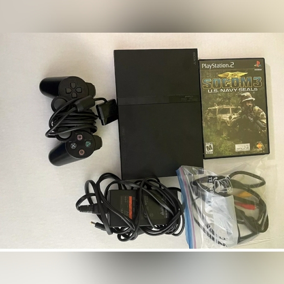 Sony | Video Games & Consoles | Sony Playstation 2 Slim Ps2 Black ...